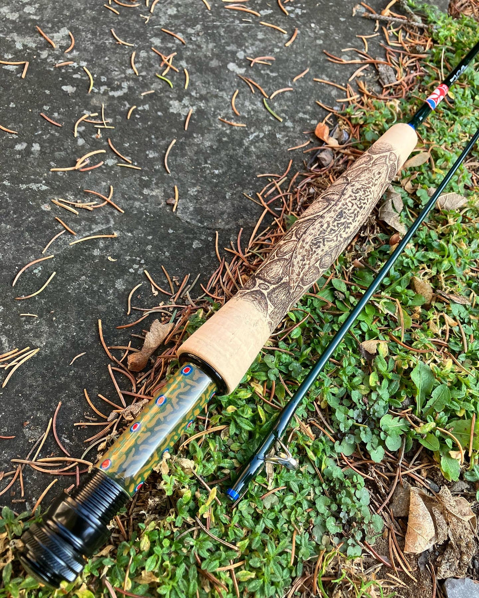 Add a Mark Usyk burned cork grip to your rod order. – JP Ross Fly Rods ...