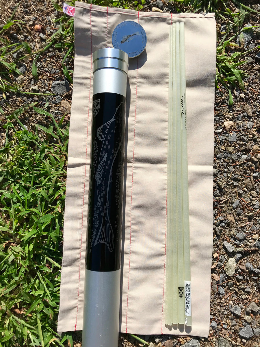 MUIR BLANK 7 foot 3 weight 5 piece glass... fiberglass rod blank with ...