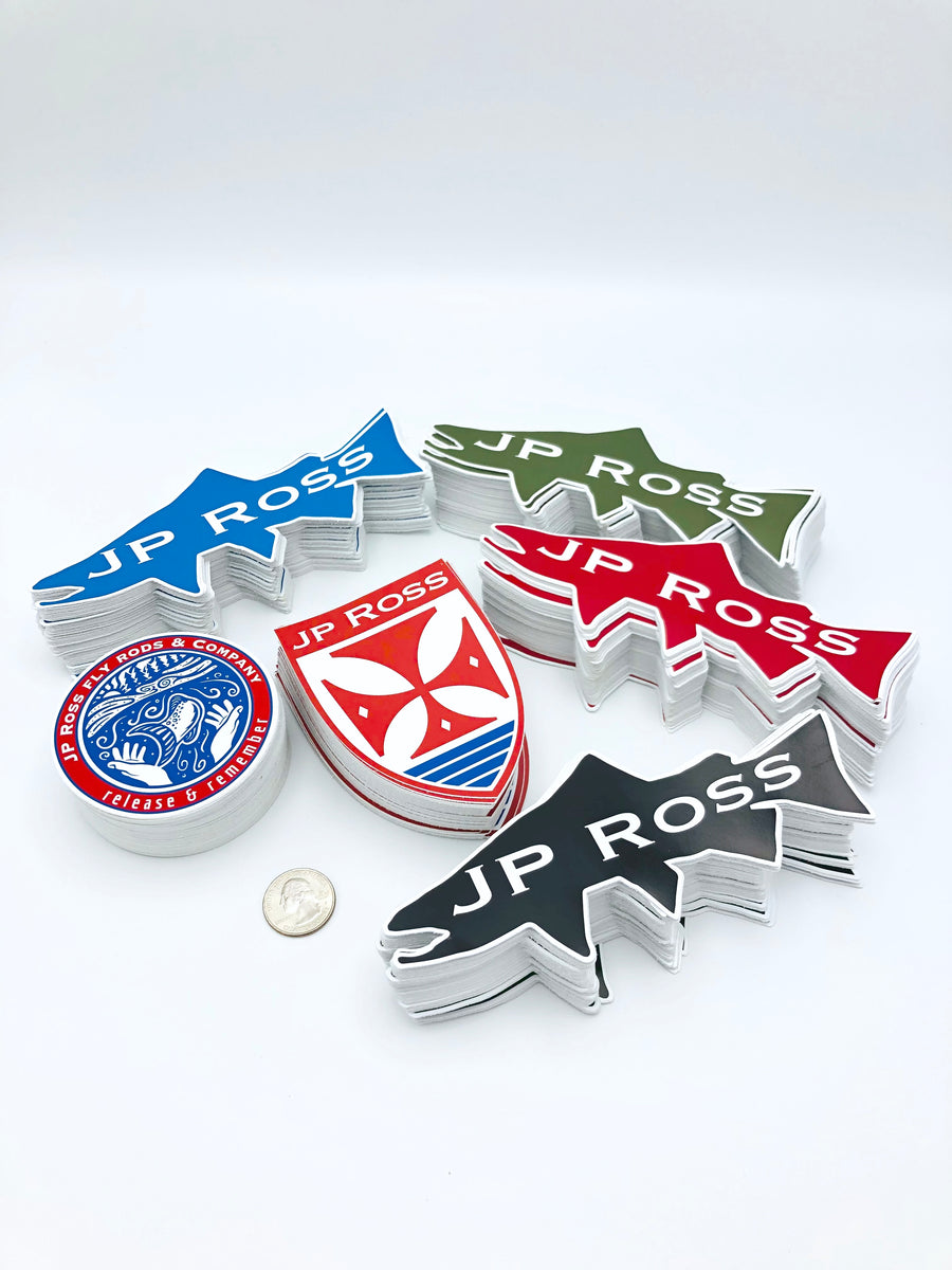 JP Ross Sticker Pack – JP Ross Fly Rods & Co. Outdoors